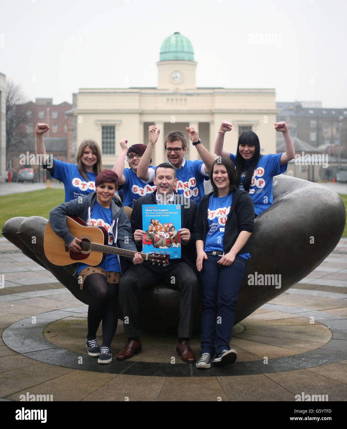 Stand Up! Awareness Week Dublin Stock Photo - Alamy