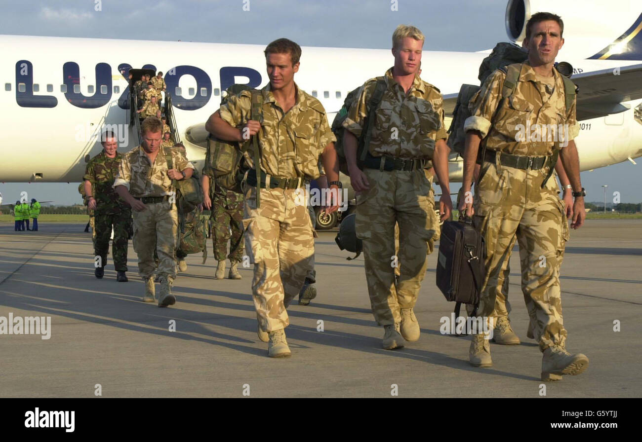 3 Commando Brigade Return to UK Stock Photo - Alamy