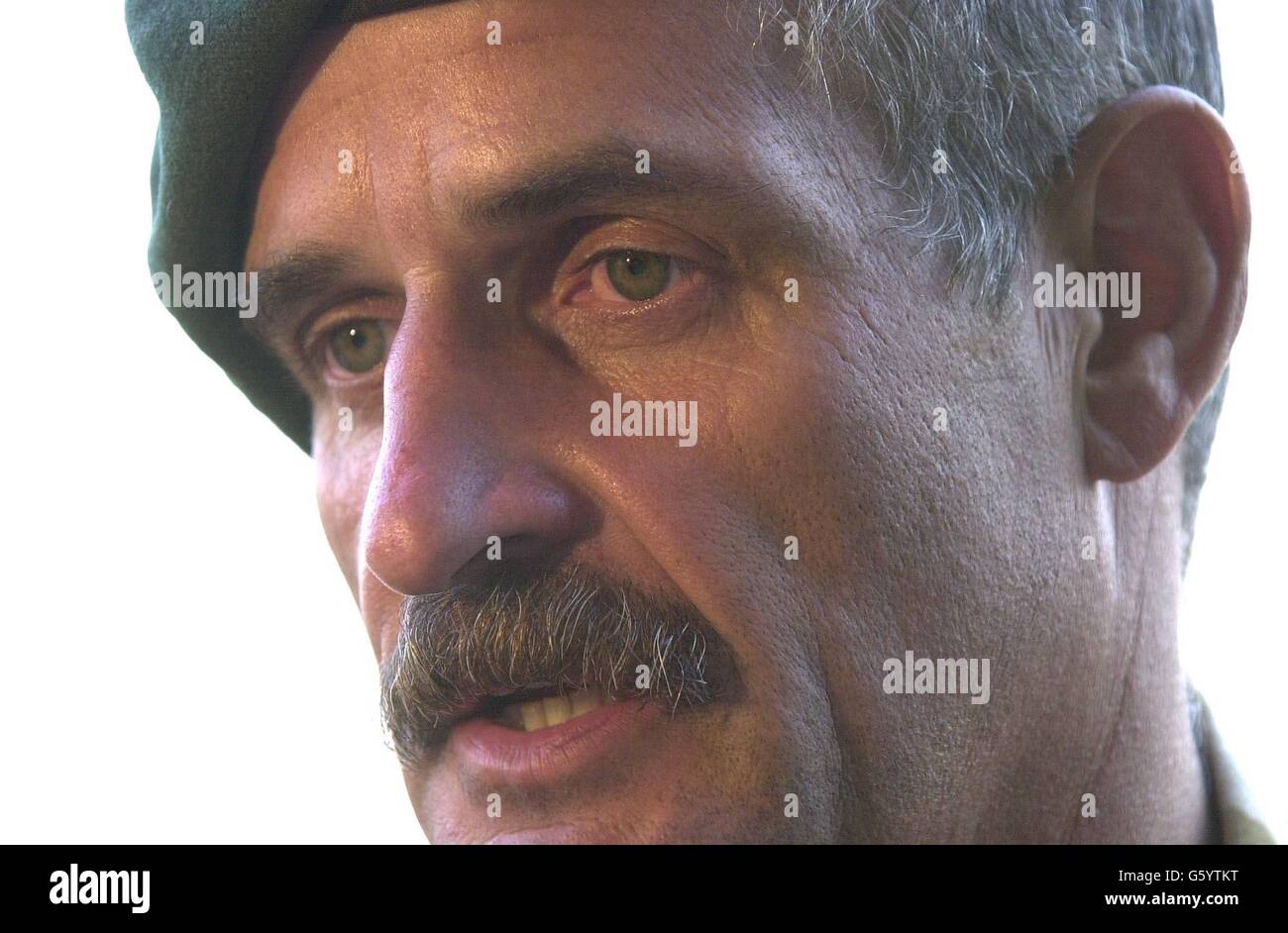 Brigadier Roger Lane commander of 3 Commando Brigade arrives back at ...