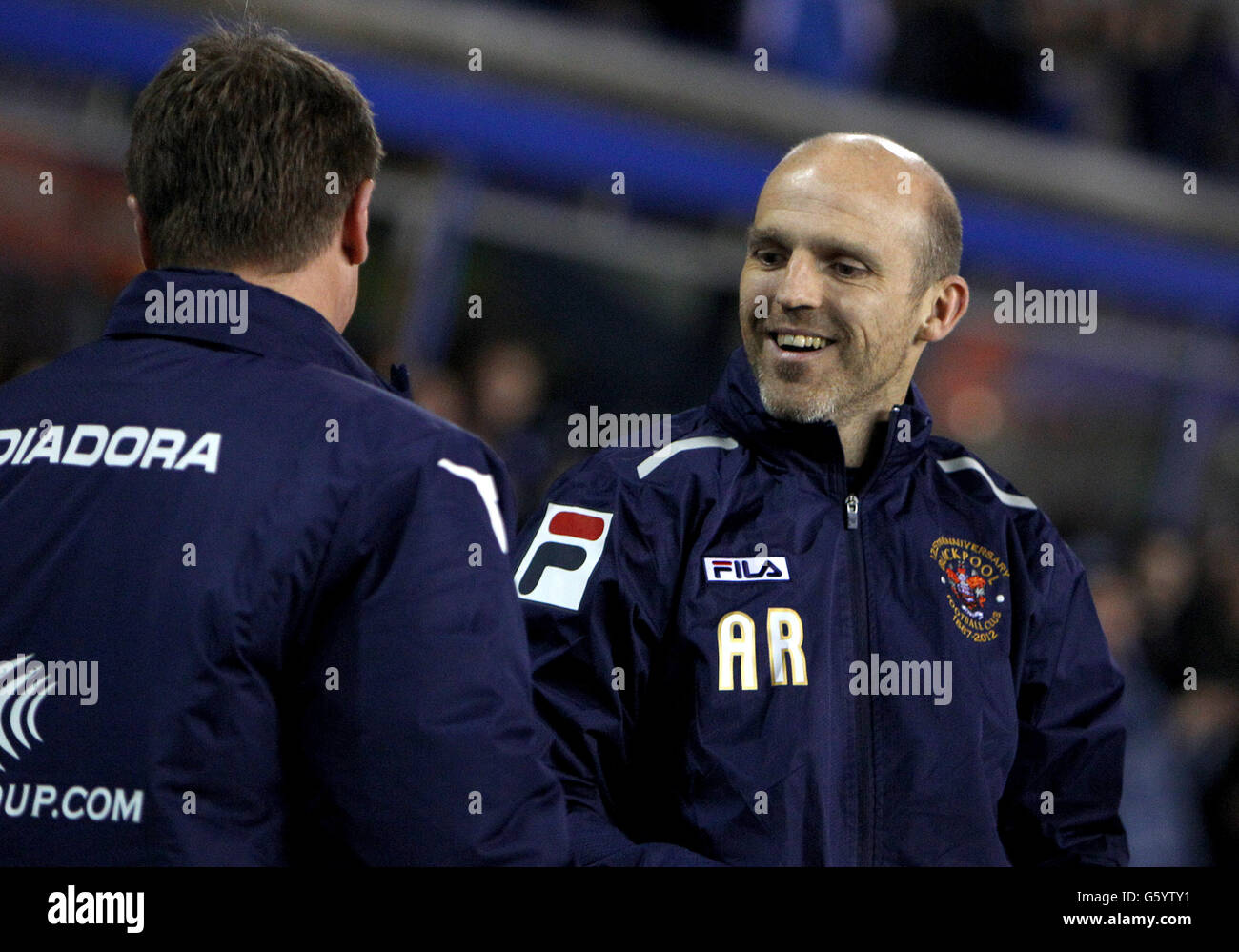 Blackpool first team coach alex rae hi-res stock photography and images ...