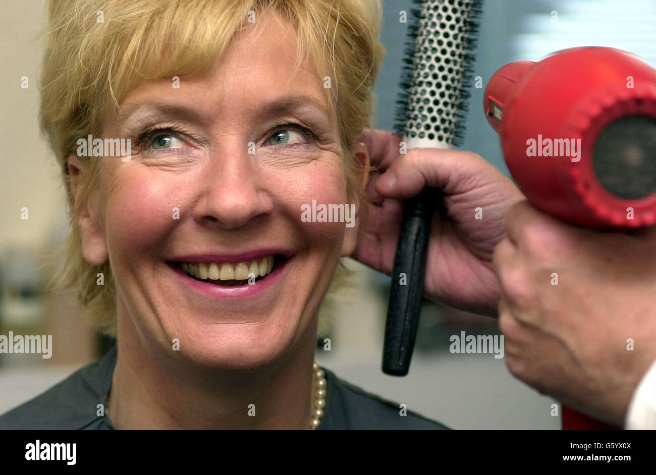 Christine Hamilton undergoes a make-over inside London Television ...