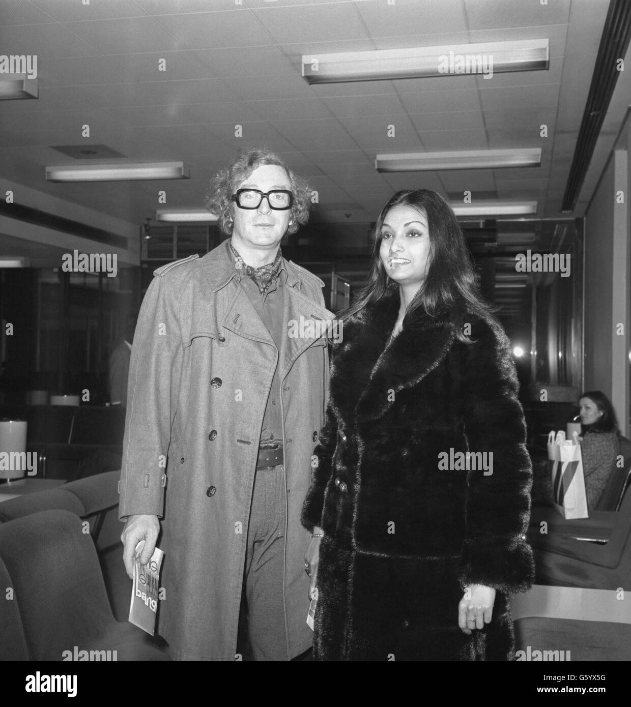 Actor Michael Caine, 39, and Guyanese former beauty queen Shakira Baksh ...