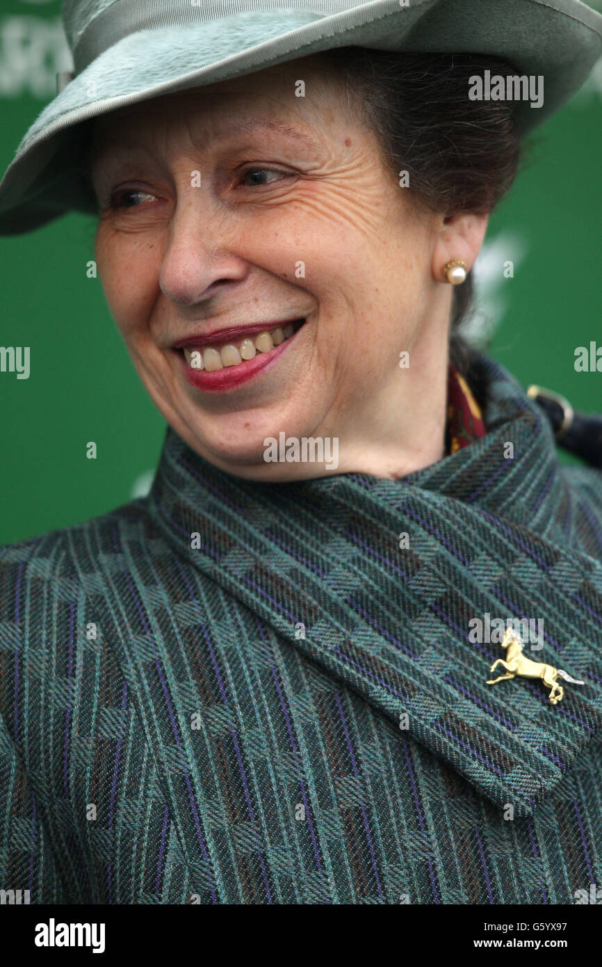 The Princess Royal after The Annington amateur riders' handicap hurdle ...