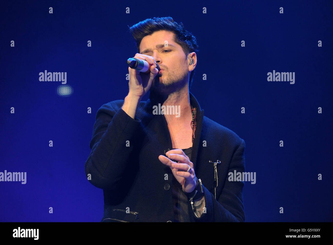 The Script in concert - Nottingham Stock Photo - Alamy