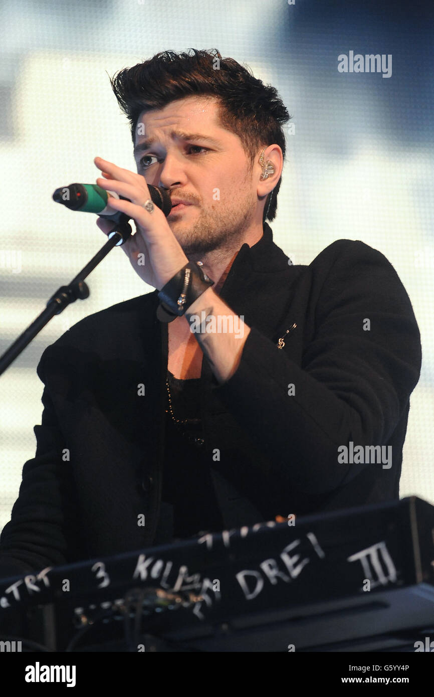 The Script in concert - Nottingham Stock Photo - Alamy