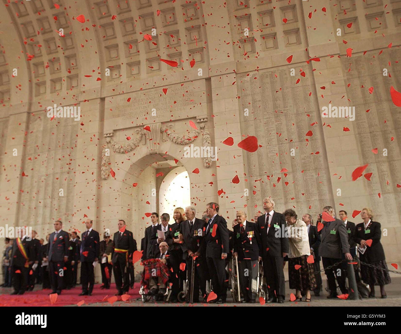 The Menin Gate 75th anniversary Stock Photo - Alamy