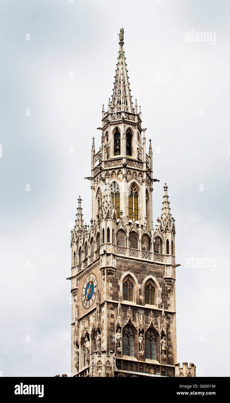 The city hall clock tower hi-res stock photography and images - Alamy