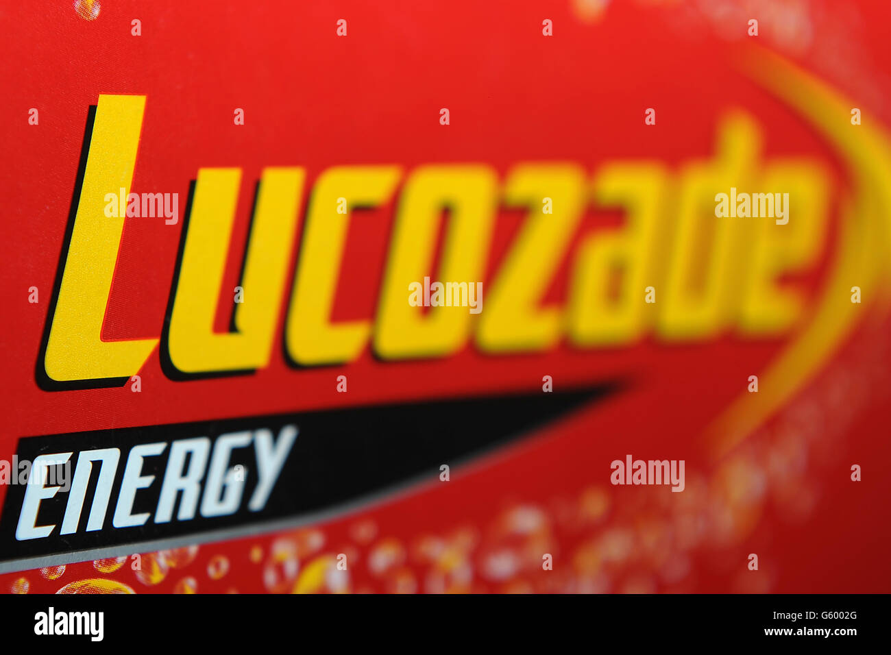 A general view of Lucozade energy soft drink Stock Photo - Alamy