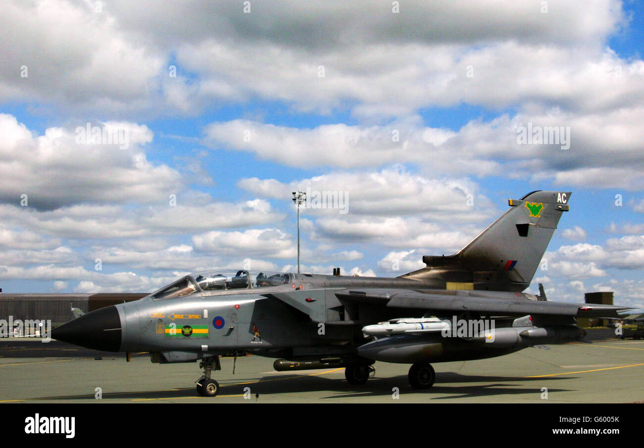 Tornado Gr4. A Tornado Gr4 preparing for take off at RAF Marham ...