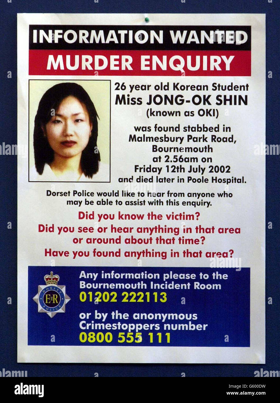 Murder Hunt Poster Information High Resolution Stock Photography and ...