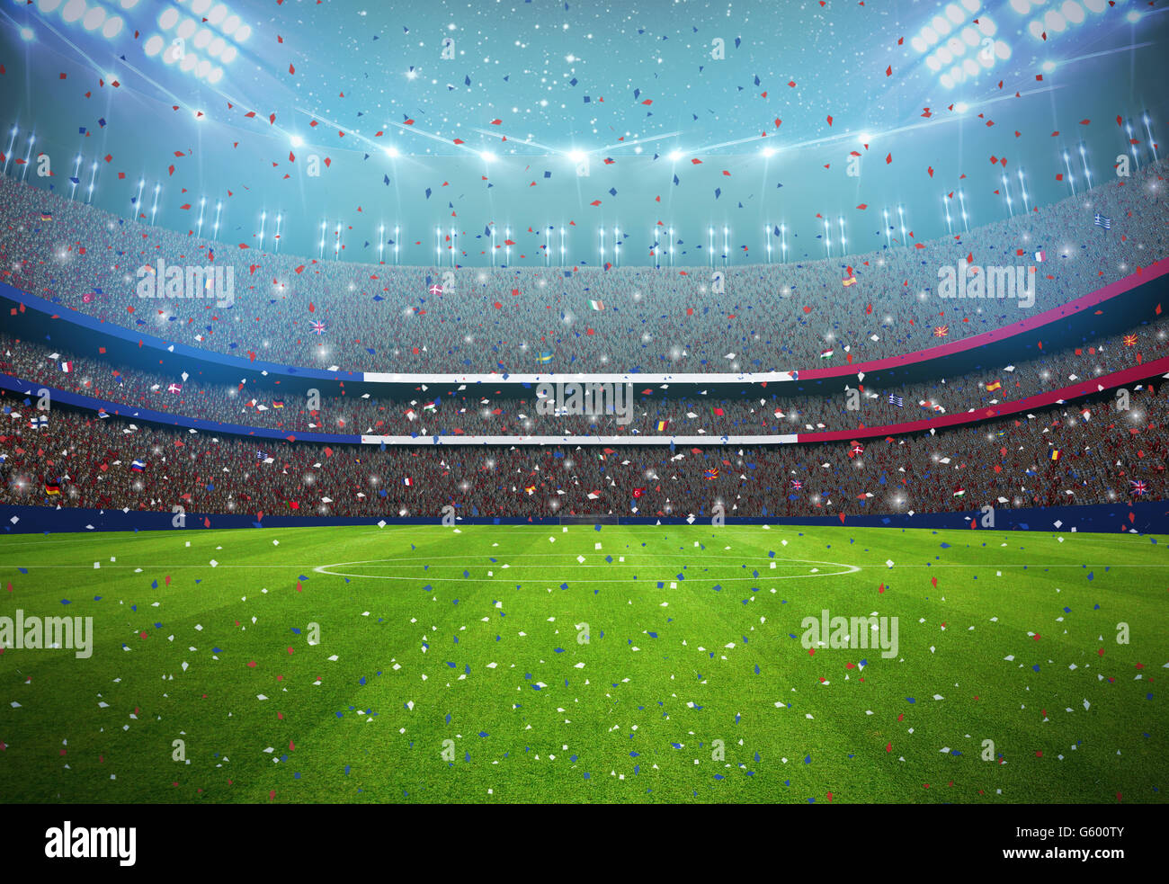 Football supporter stadium euro 2016 hi-res stock photography and ...