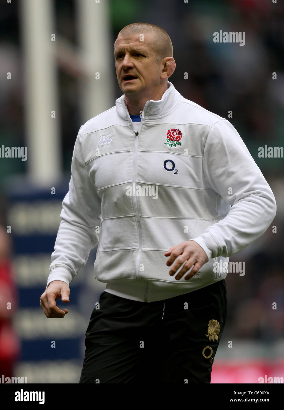 England coach Graham Rowntree during the RBS Six Nations match at ...