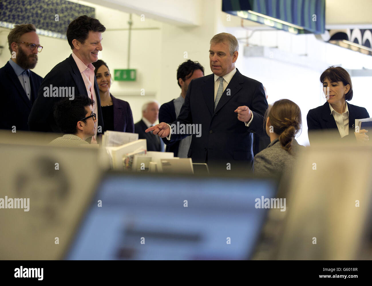 Prince andrew one founders stef calcraft hi-res stock photography and ...