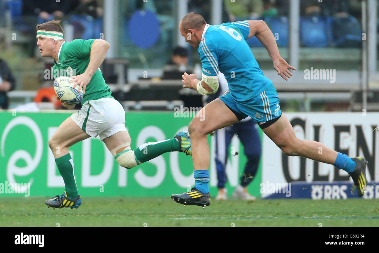 Rugby match stadio olimpico hi-res stock photography and images - Alamy