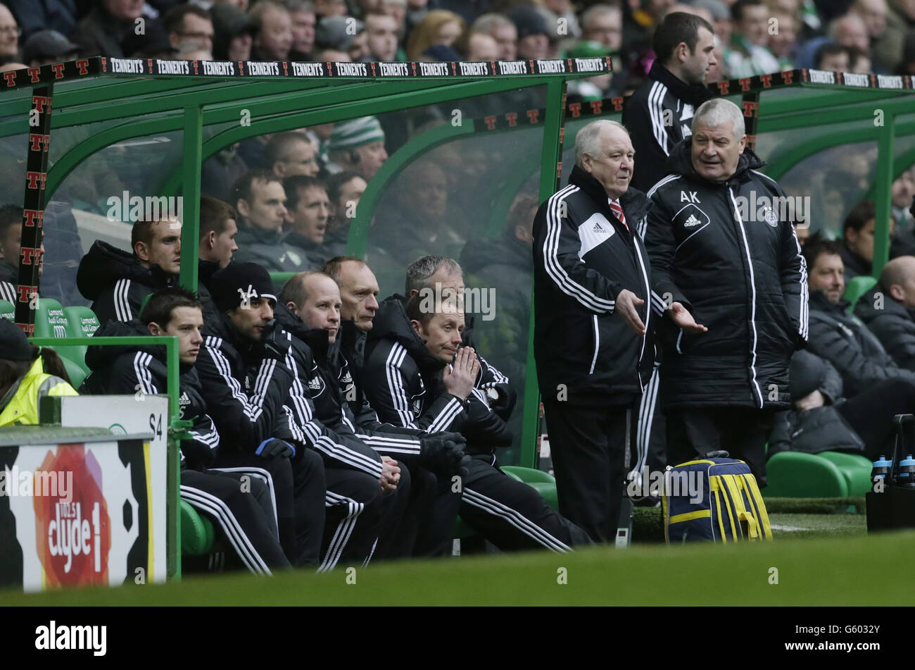 Aberdeen Manager Craig Brown during the Clydesdale Bank Scottish ...