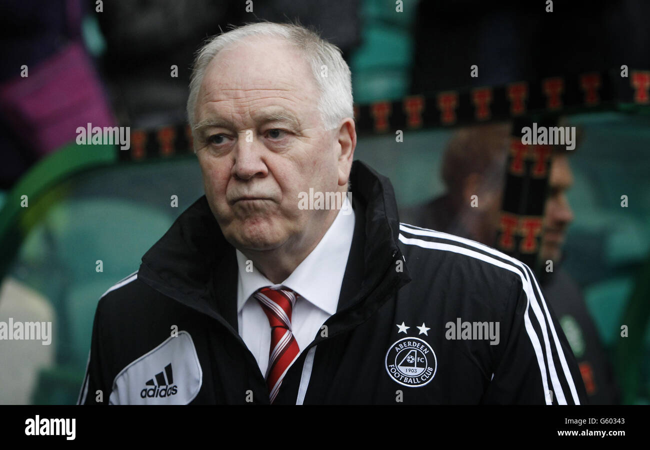 Aberdeen Manager Craig Brown before the Clydesdale Bank Scottish ...