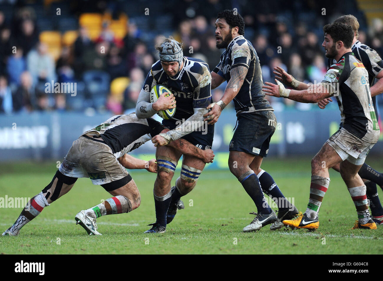 Rugby Union - LV=Cup Final - Sale Sharks v Harlequins - Sixways Stadium ...