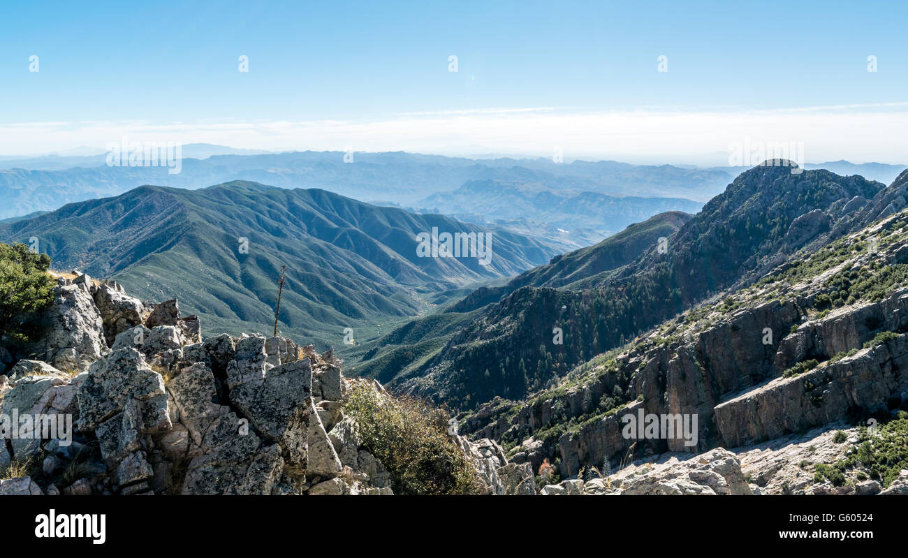Four Peaks summit. The highest peak in Maricopa County, Arizona Stock ...