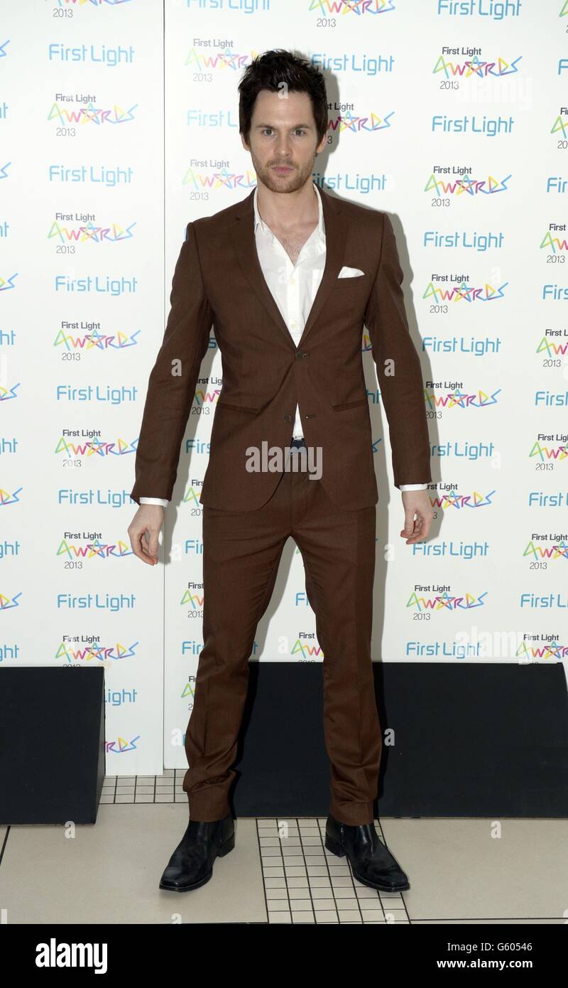 Tom Riley arrives for the First Light Awards, a celebration of the next ...