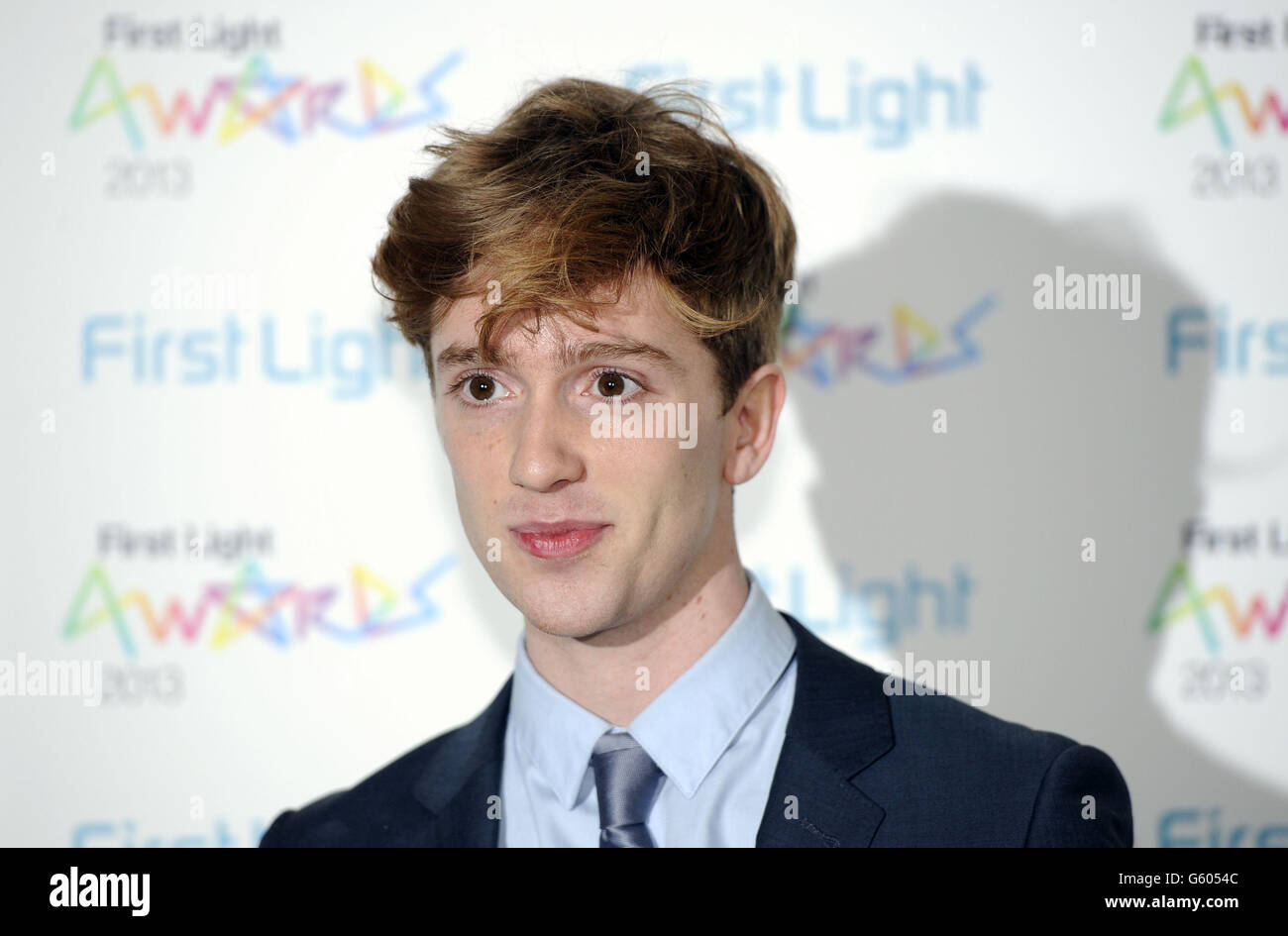 Luke Newberry arrives for the First Light Awards, a celebration of the ...