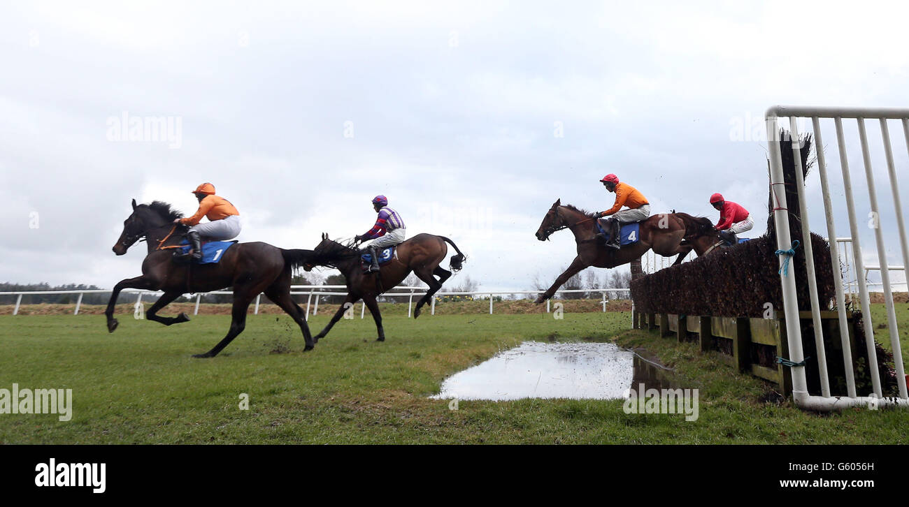 Horse Racing - March Madness - Exeter Racecourse Stock Photo - Alamy