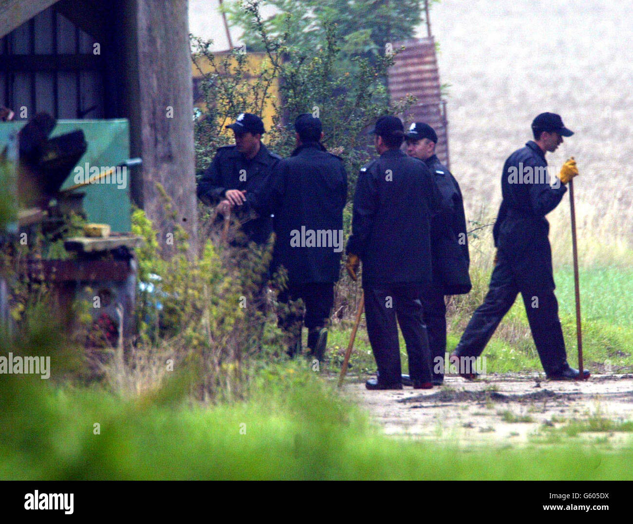 Missing girls farm search Stock Photo - Alamy