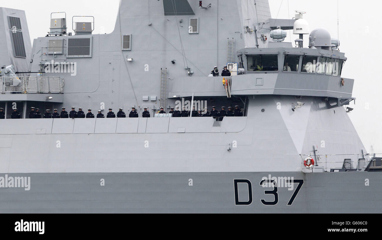 HMS Duncan, the last of the Royal Navy's six new Type 45 air defence ...