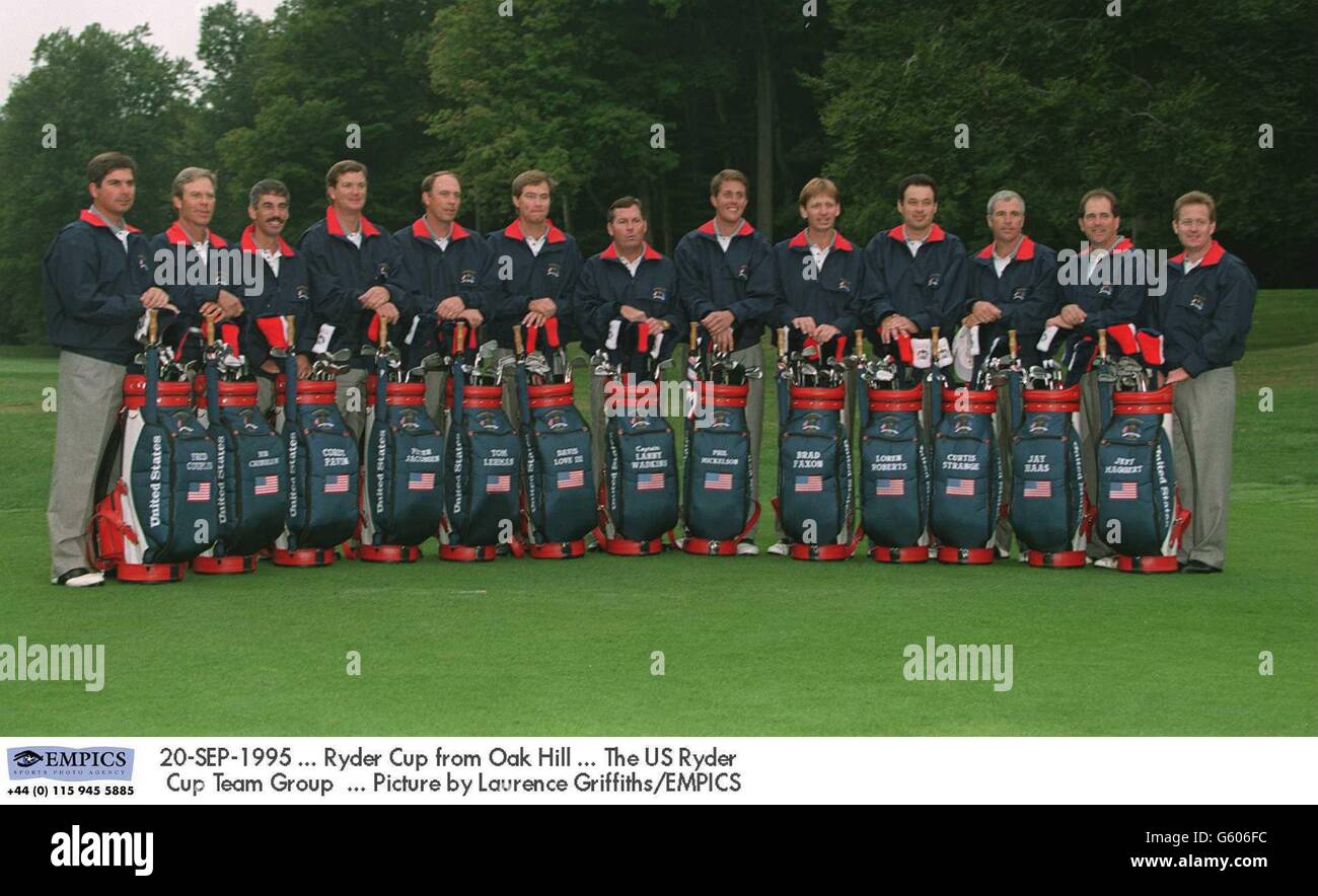 Us ryder cup team group hi-res stock photography and images - Alamy