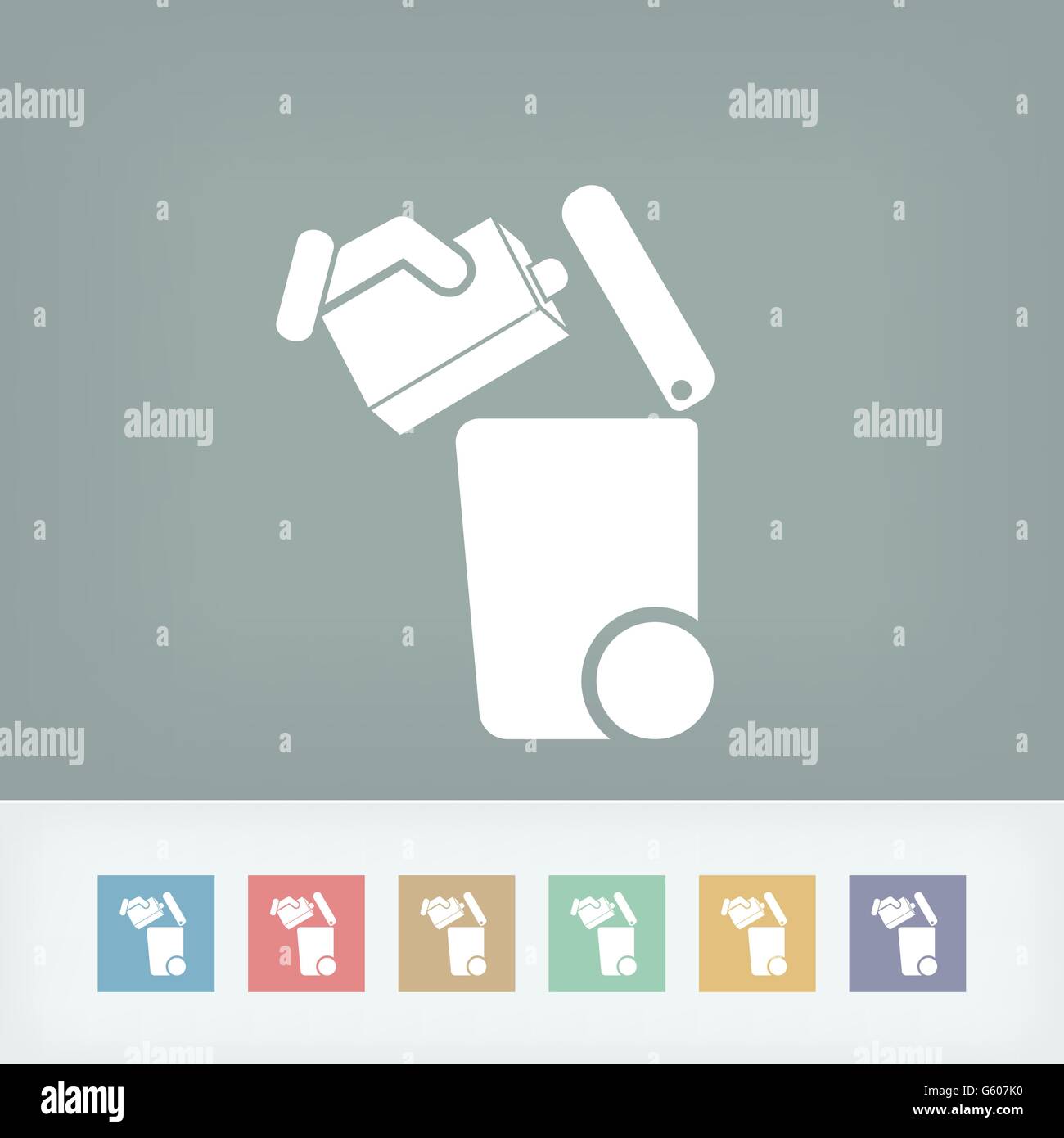 Separate waste collection icon Stock Vector Image & Art - Alamy