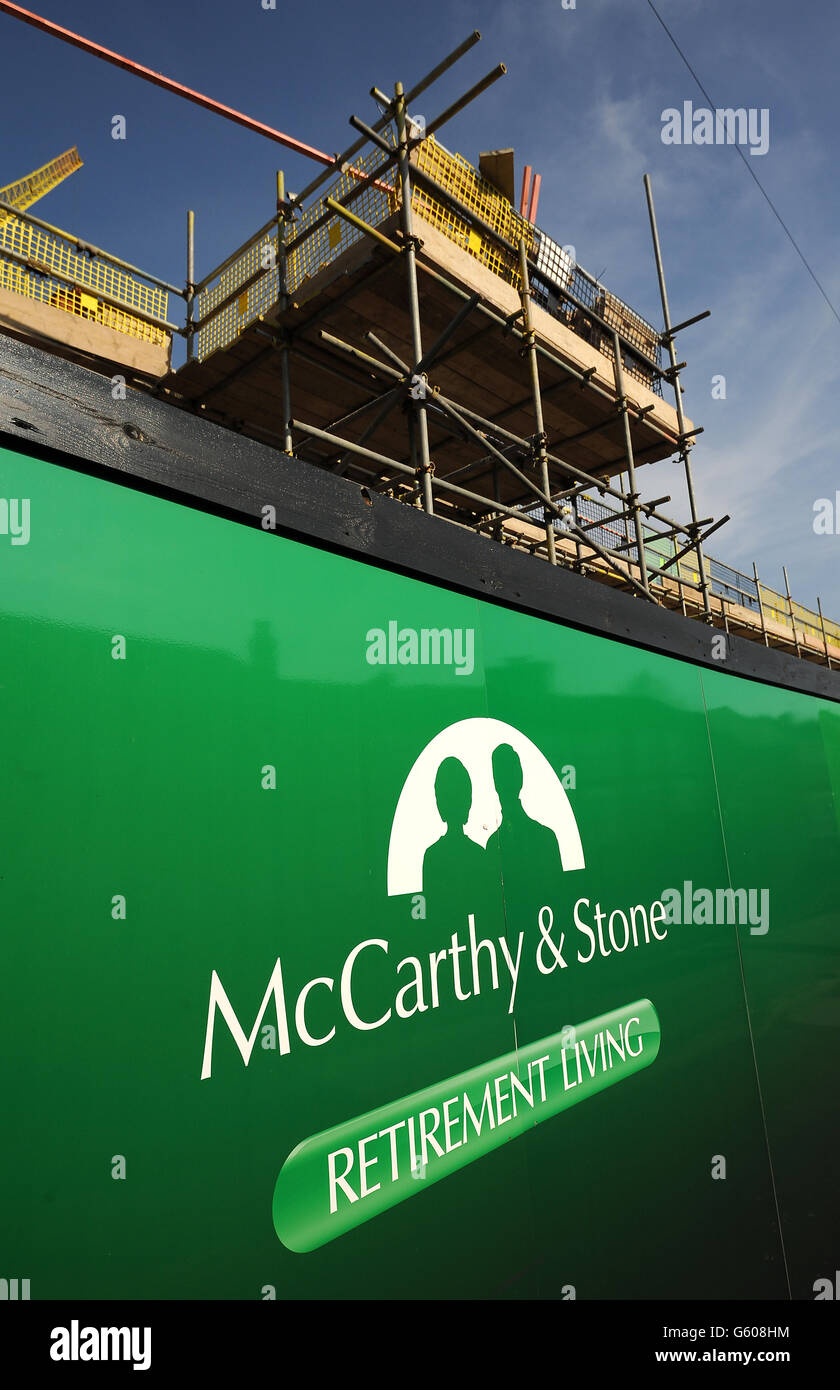 McCarthy & Stone Stock Stock Photo - Alamy