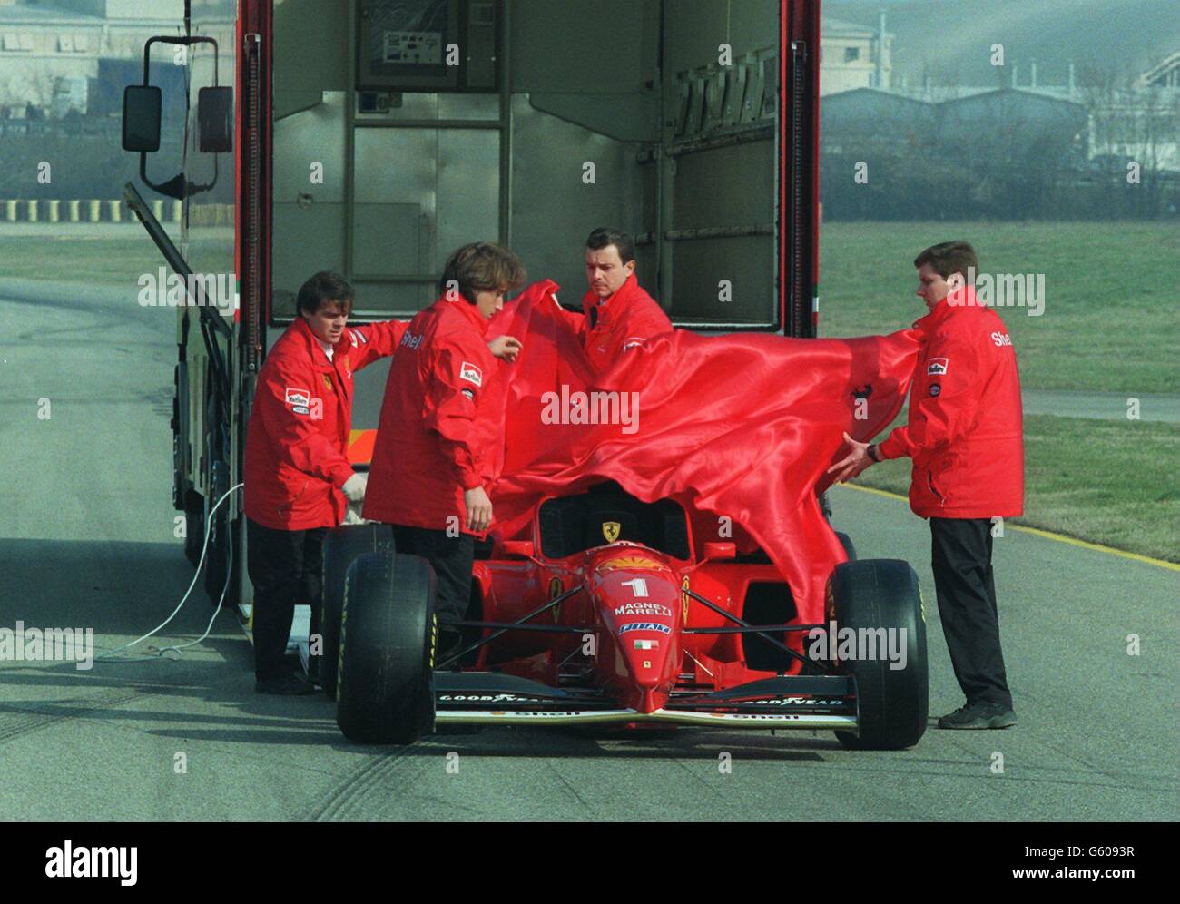 Motor Racing, Ferrari Launch. Ferrari Launch Stock Photo - Alamy
