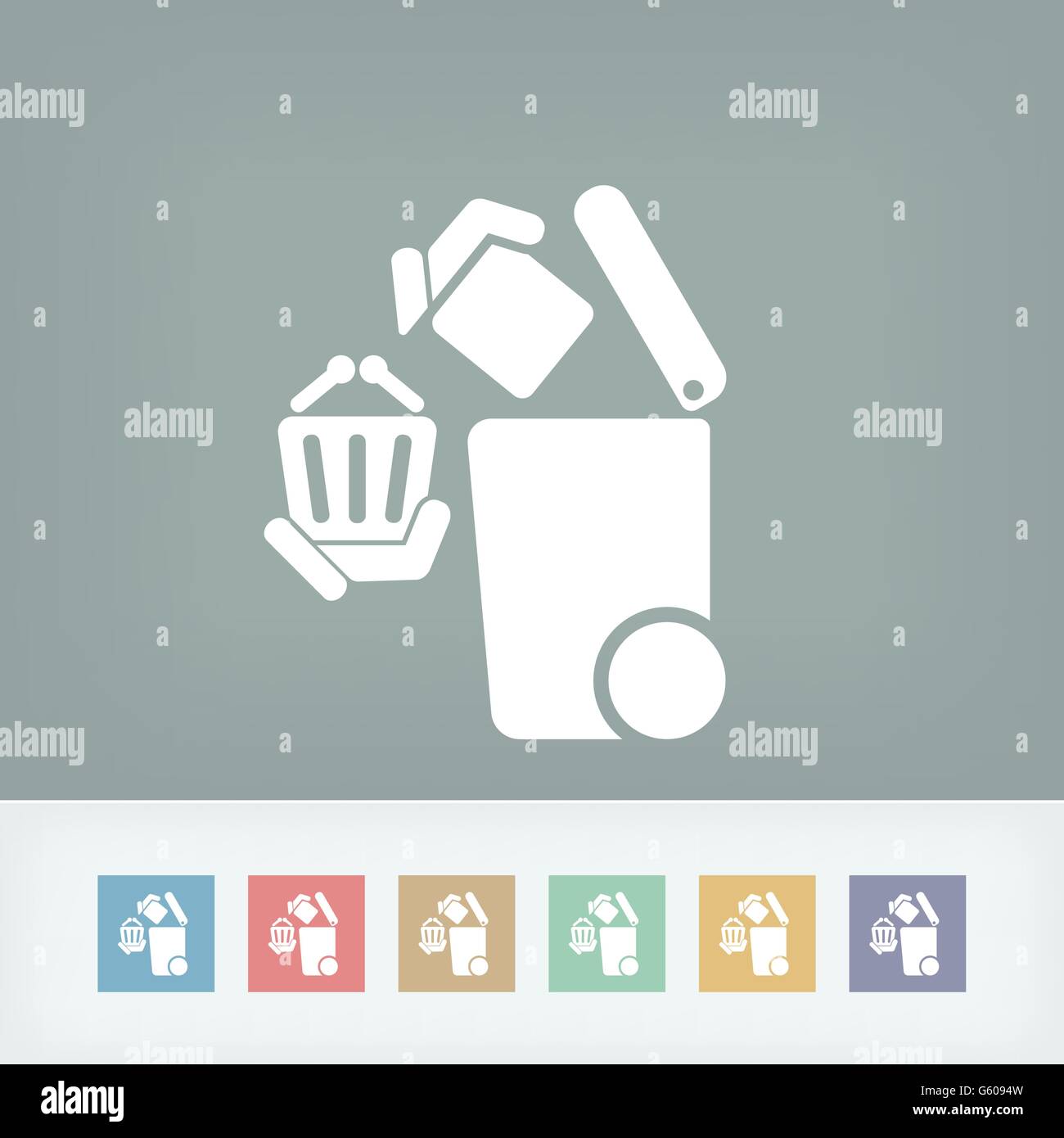 Separate waste collection icon Stock Vector Image & Art - Alamy