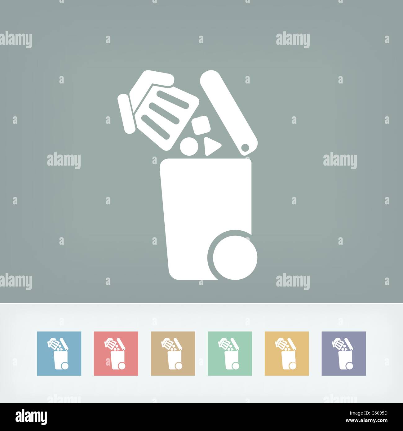 Separate waste collection icon Stock Vector Image & Art - Alamy
