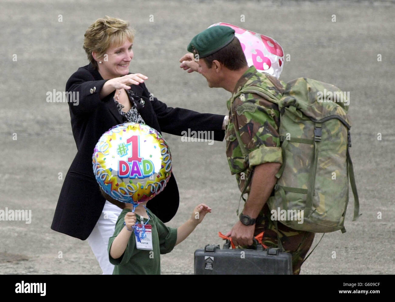Lieutenant Colonel Tim Chicken of 45 Commando Royal Marines disembarks ...