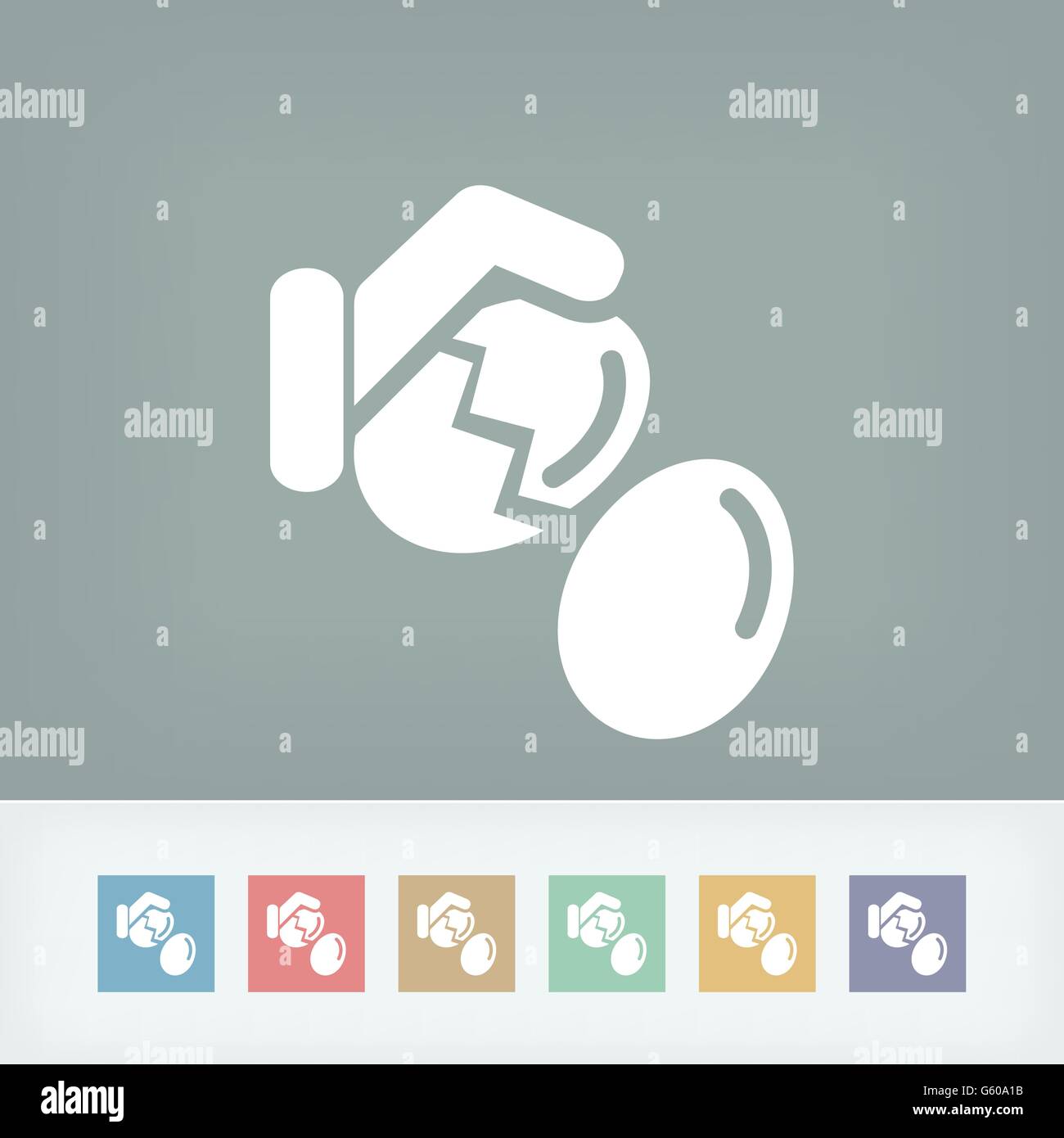 Split egg Stock Vector Images - Alamy