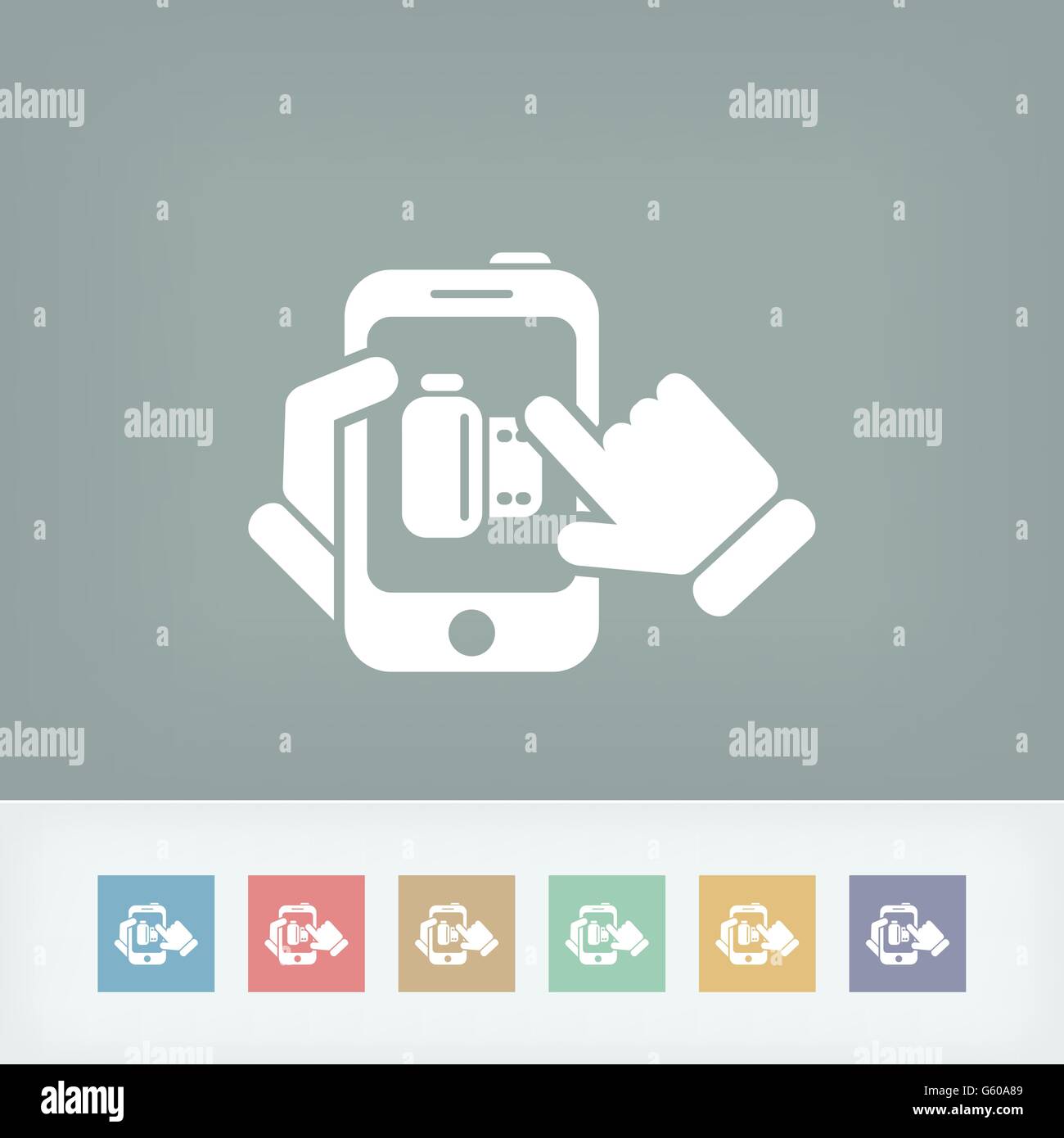 Holding photograph gallery Stock Vector Images - Alamy