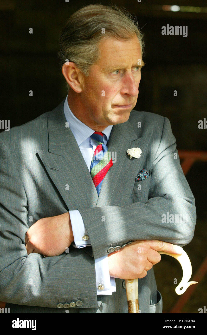 Prince Charles in Wales Stock Photo - Alamy