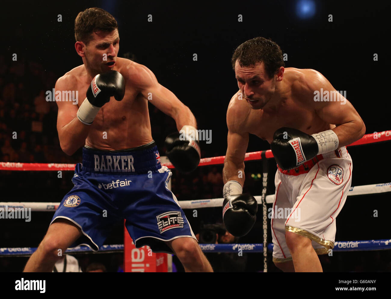 Boxing - Vacant IBF Inter-Continental Middleweight Championship - Darren Barker v Simone Rotolo ...