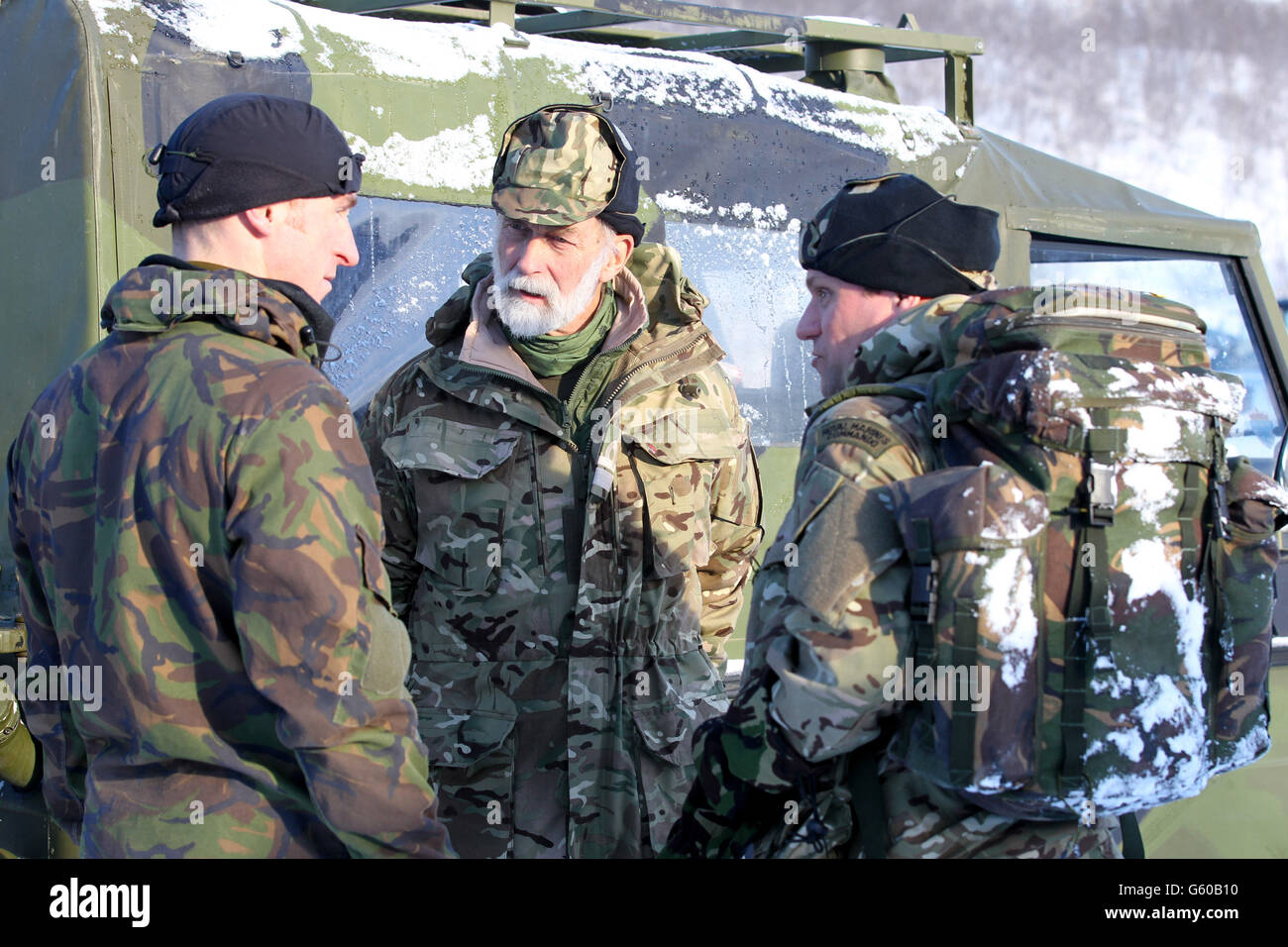 Prince Michael of Kent Commodore-in-Chief of the Maritime Reserve meets ...
