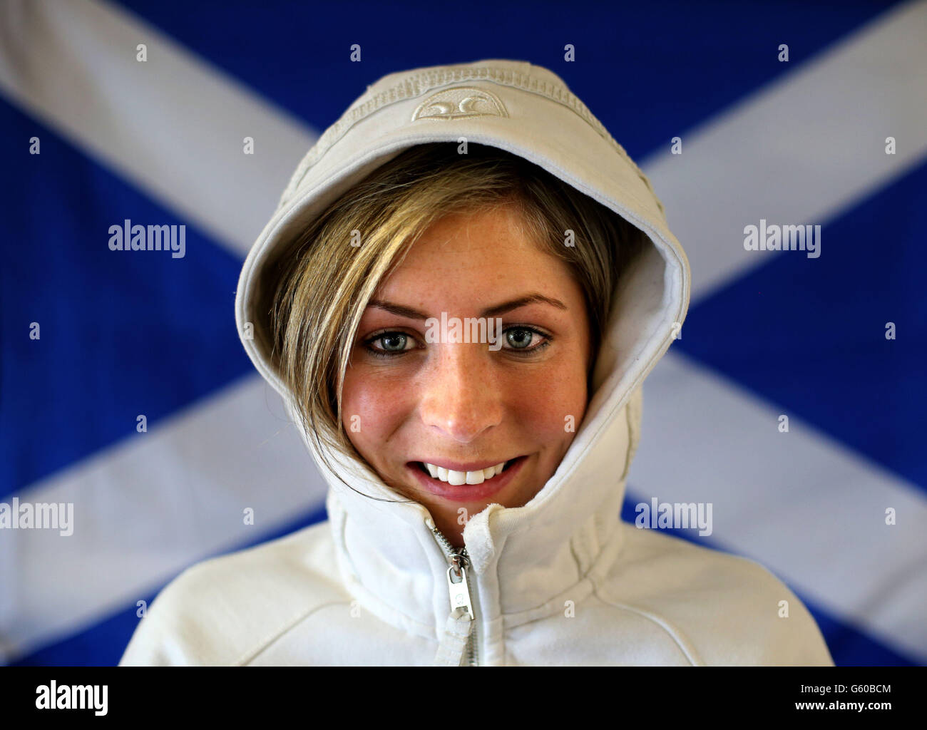 Eve Muirhead during a photocall at the Dewar Centre in Perth prior to ...