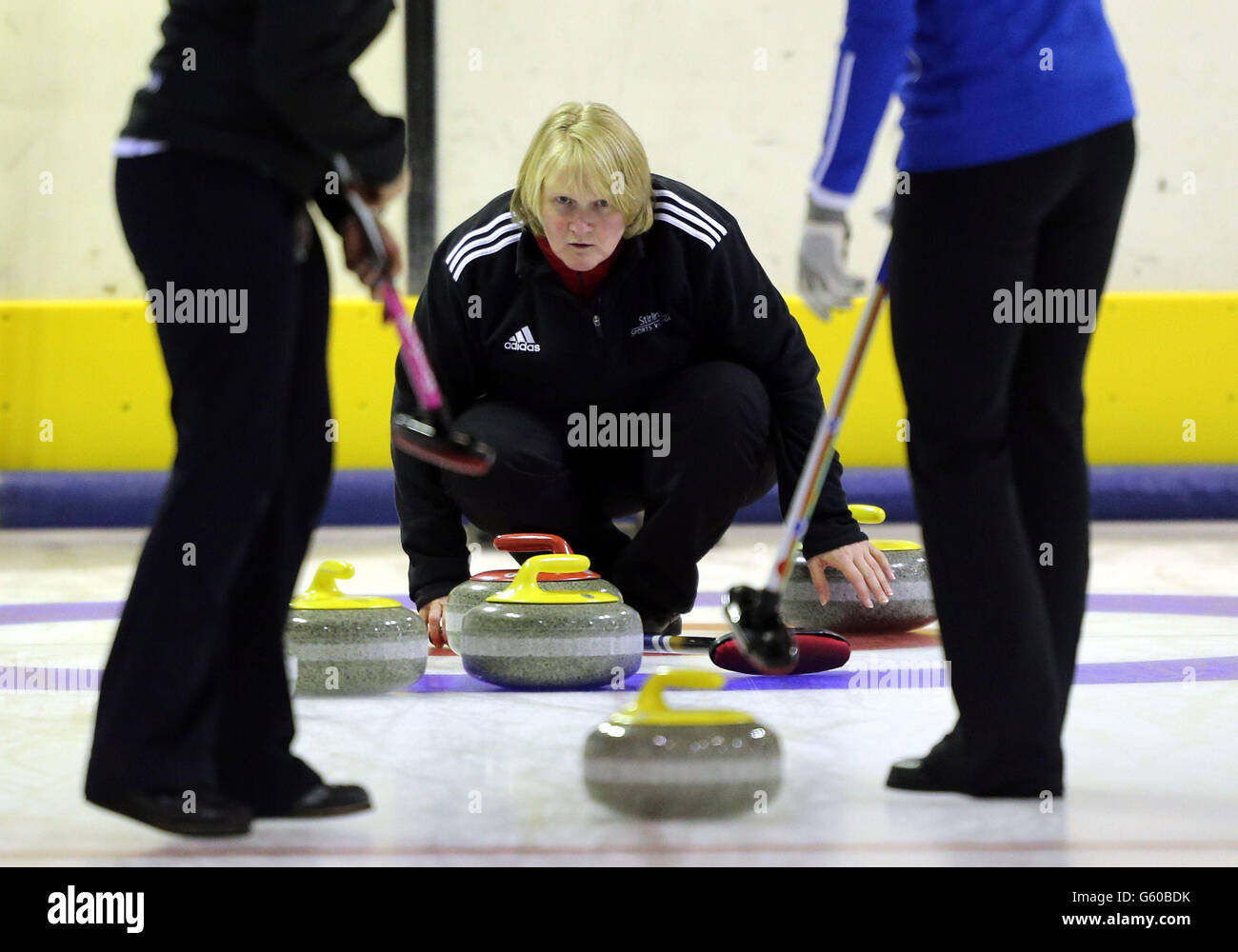 Rhona Martin Head Coach for the Scotland womens team during practice at ...