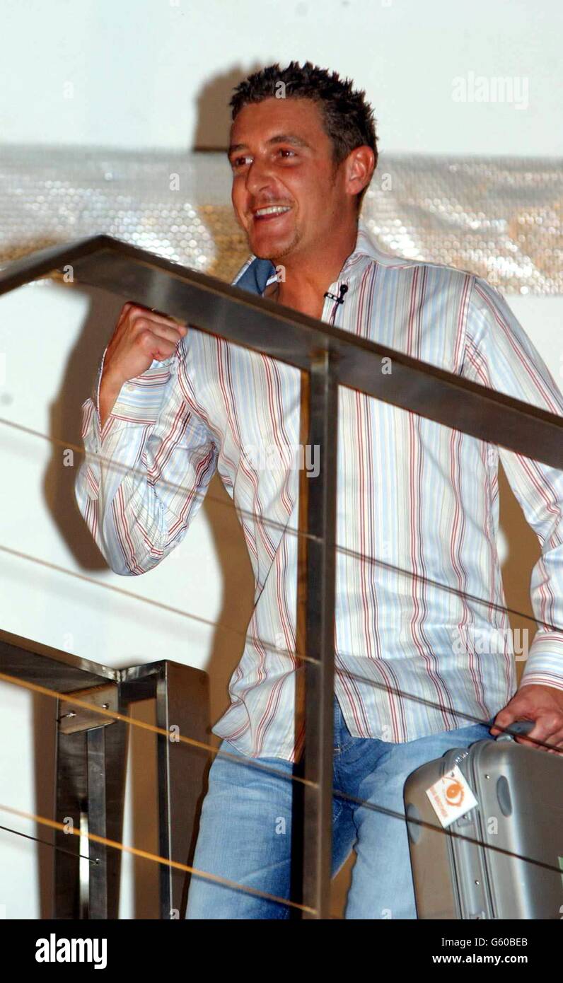 Big Brother Jonny eviction Stock Photo - Alamy
