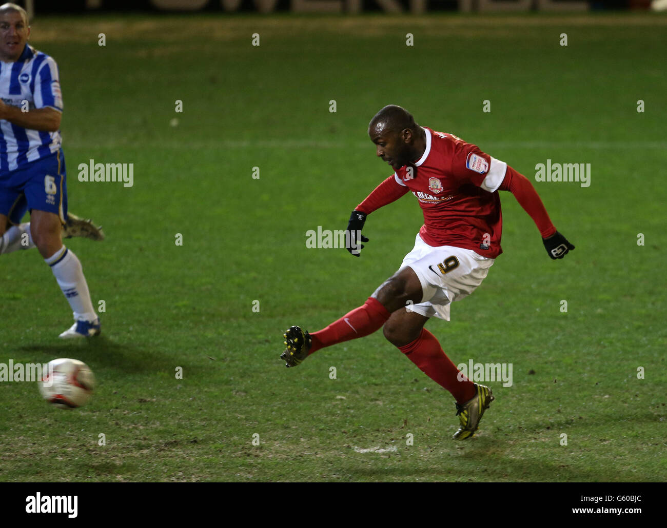 Barnsleys jason scotland scores npower championship match oakwell ...