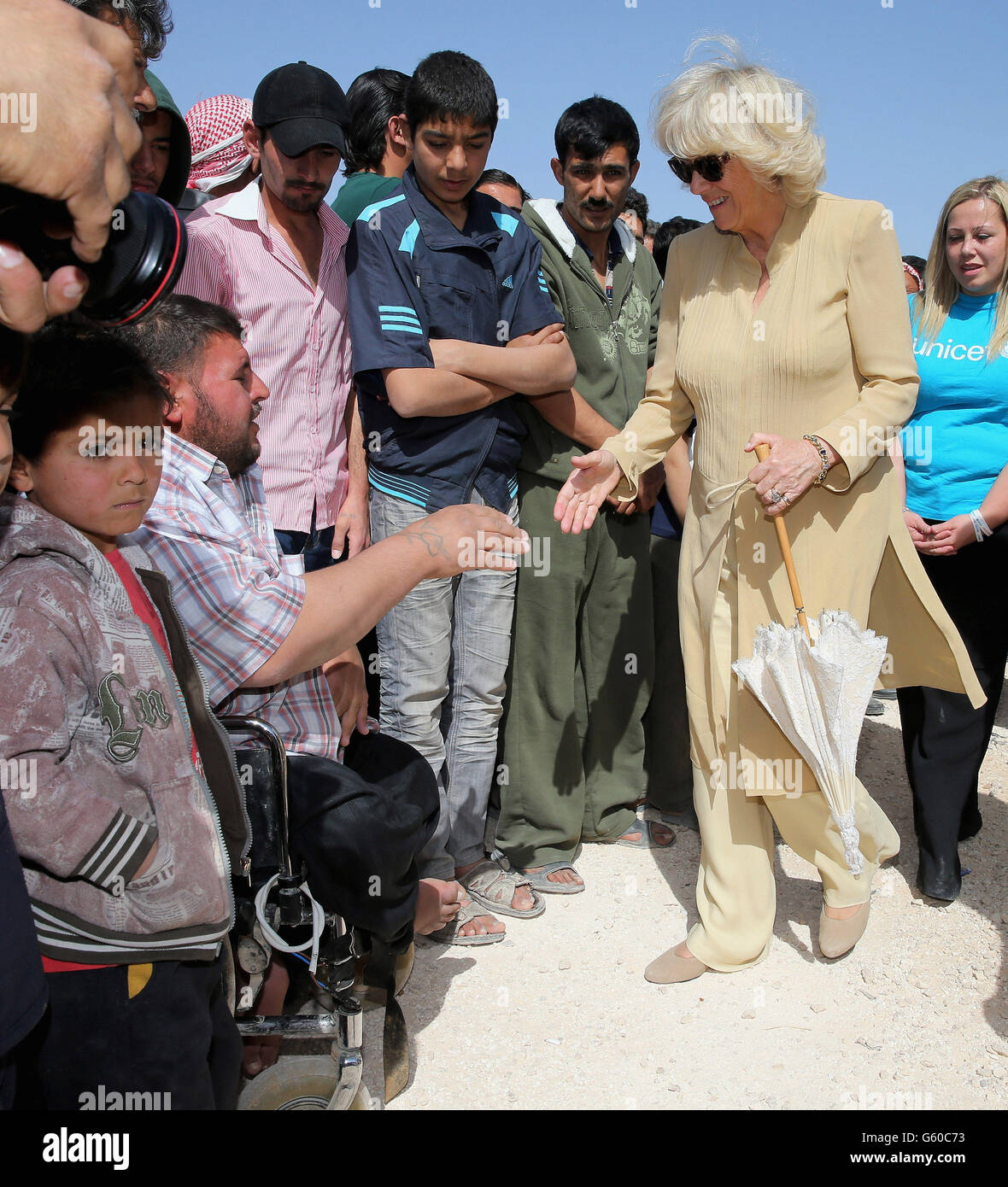 Prince and Duchess in Jordan Stock Photo - Alamy