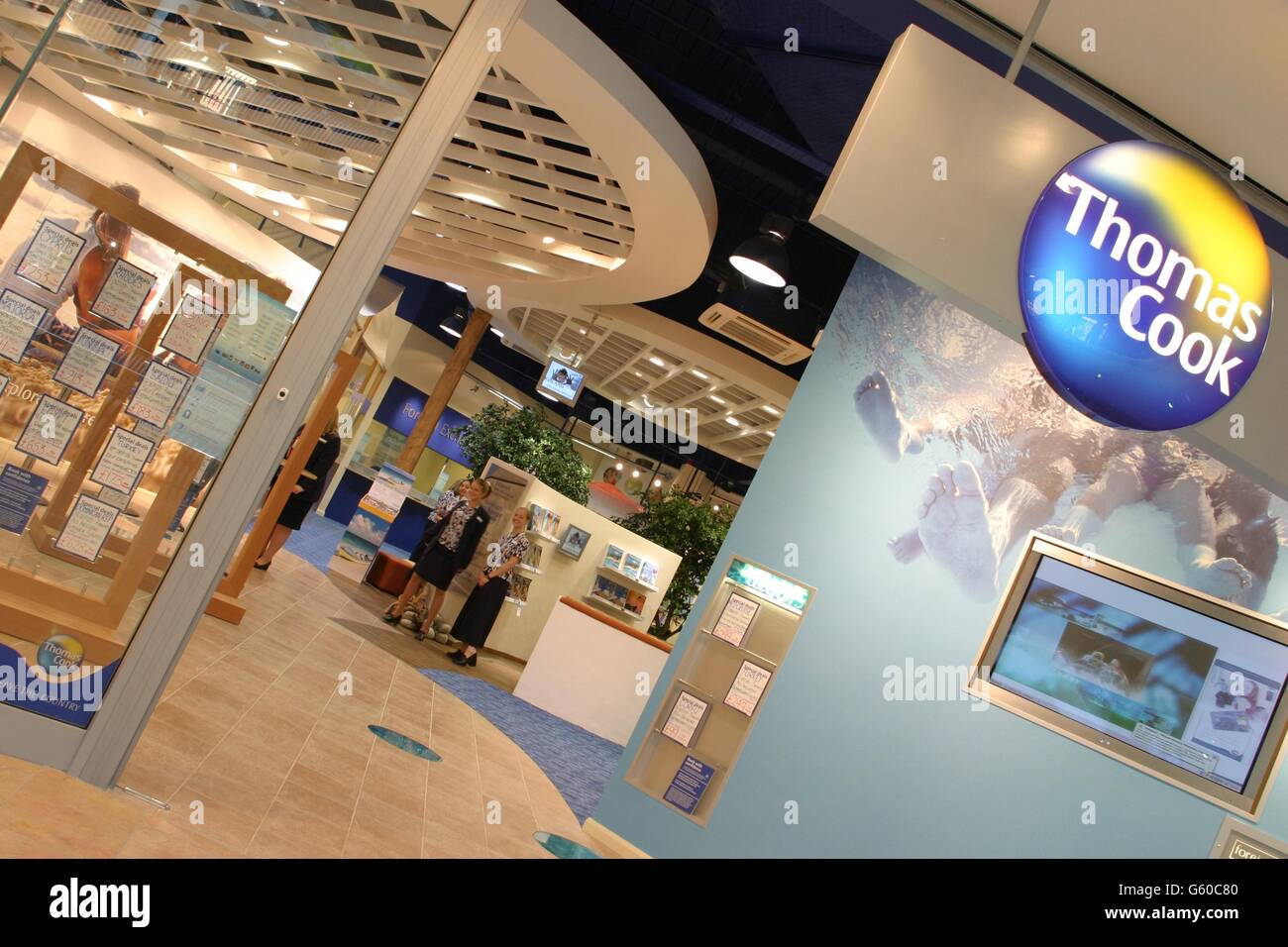 General view of a Thomas Cook ship in Birmingham as the company ...