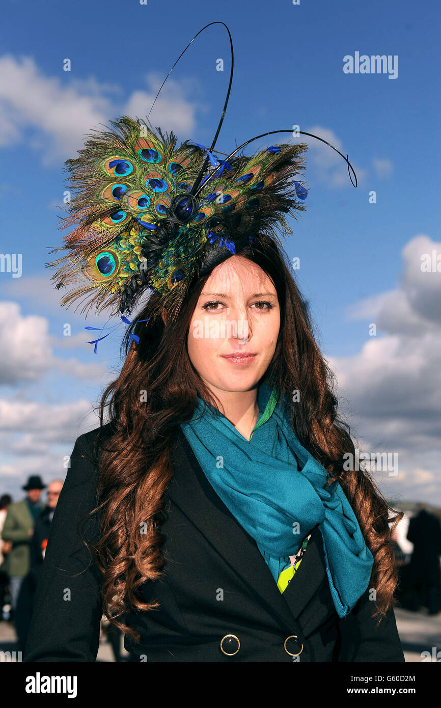 Stephanie King from Newmarket attends Ladies Day at the 2012 Cheltenham ...
