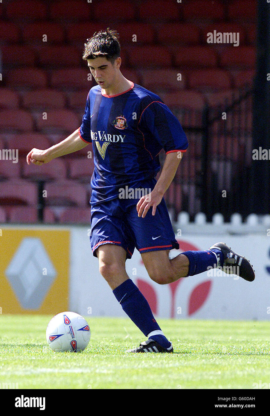 George McCartney in action for Sunderland during their pre-season ...