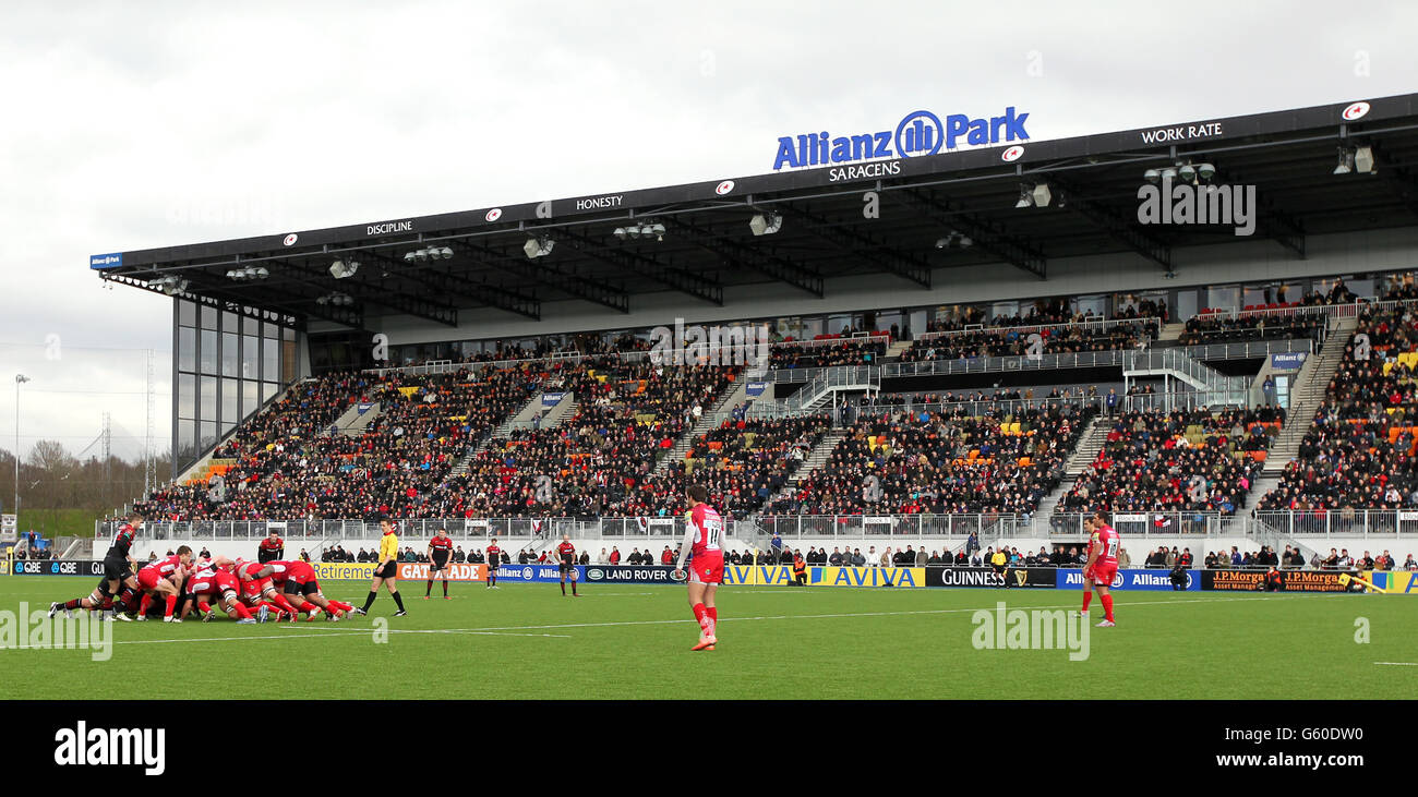The allianz park stadium london hi-res stock photography and images - Alamy