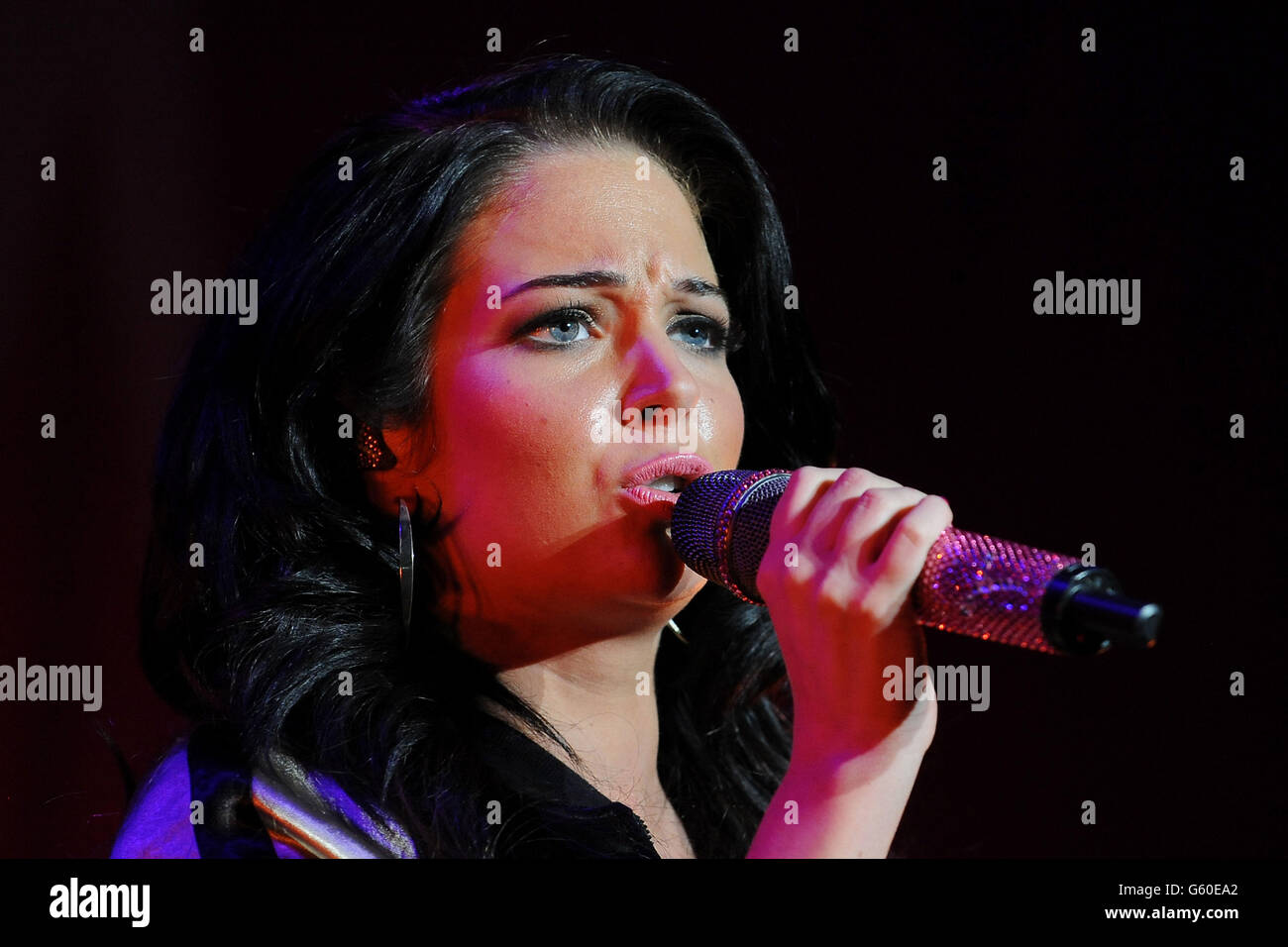 Tulisa concert - Birmingham. Tulisa Contostavlos performs on stage at ...