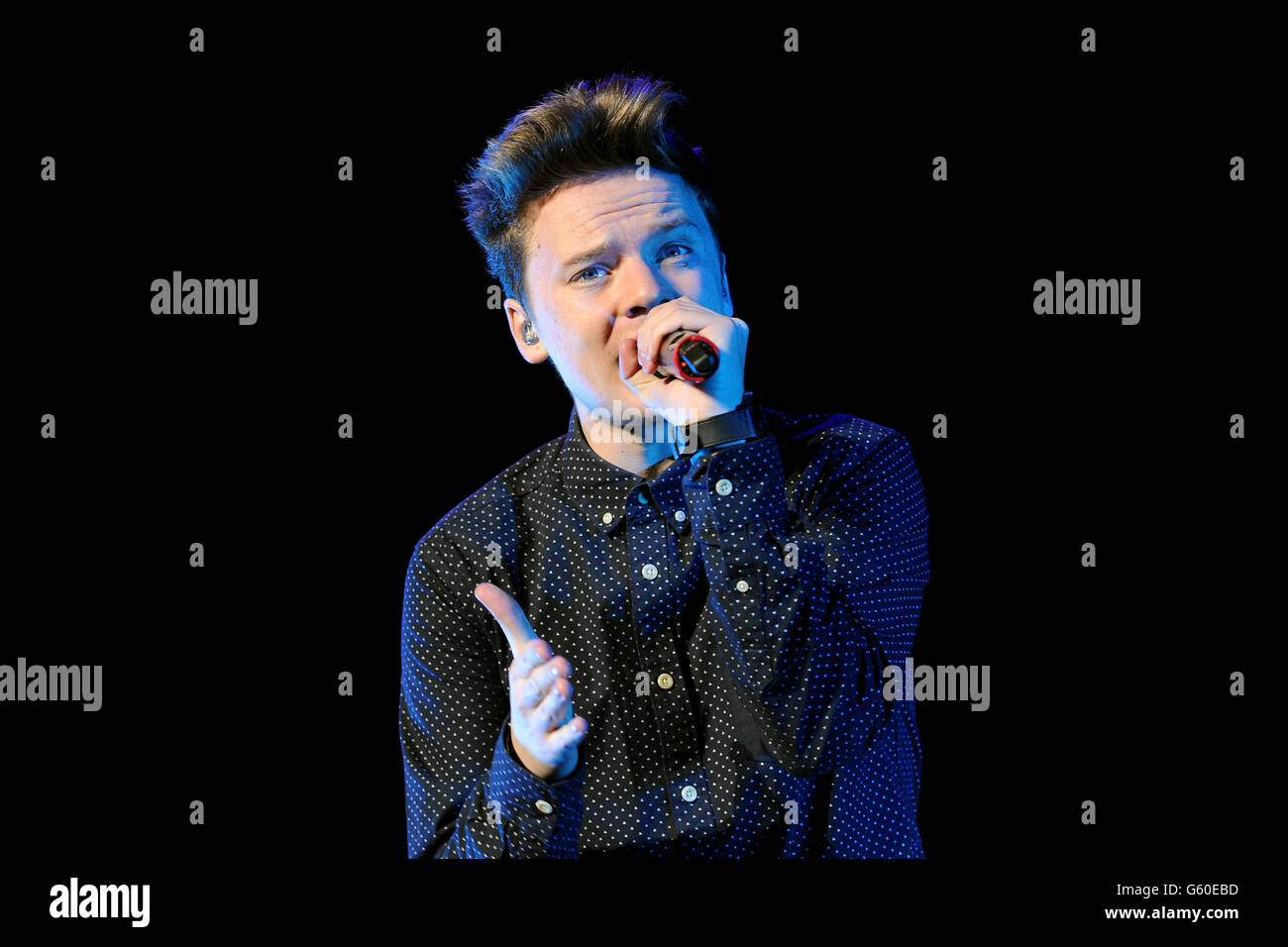 Conor Maynard concert - Birmingham Stock Photo - Alamy